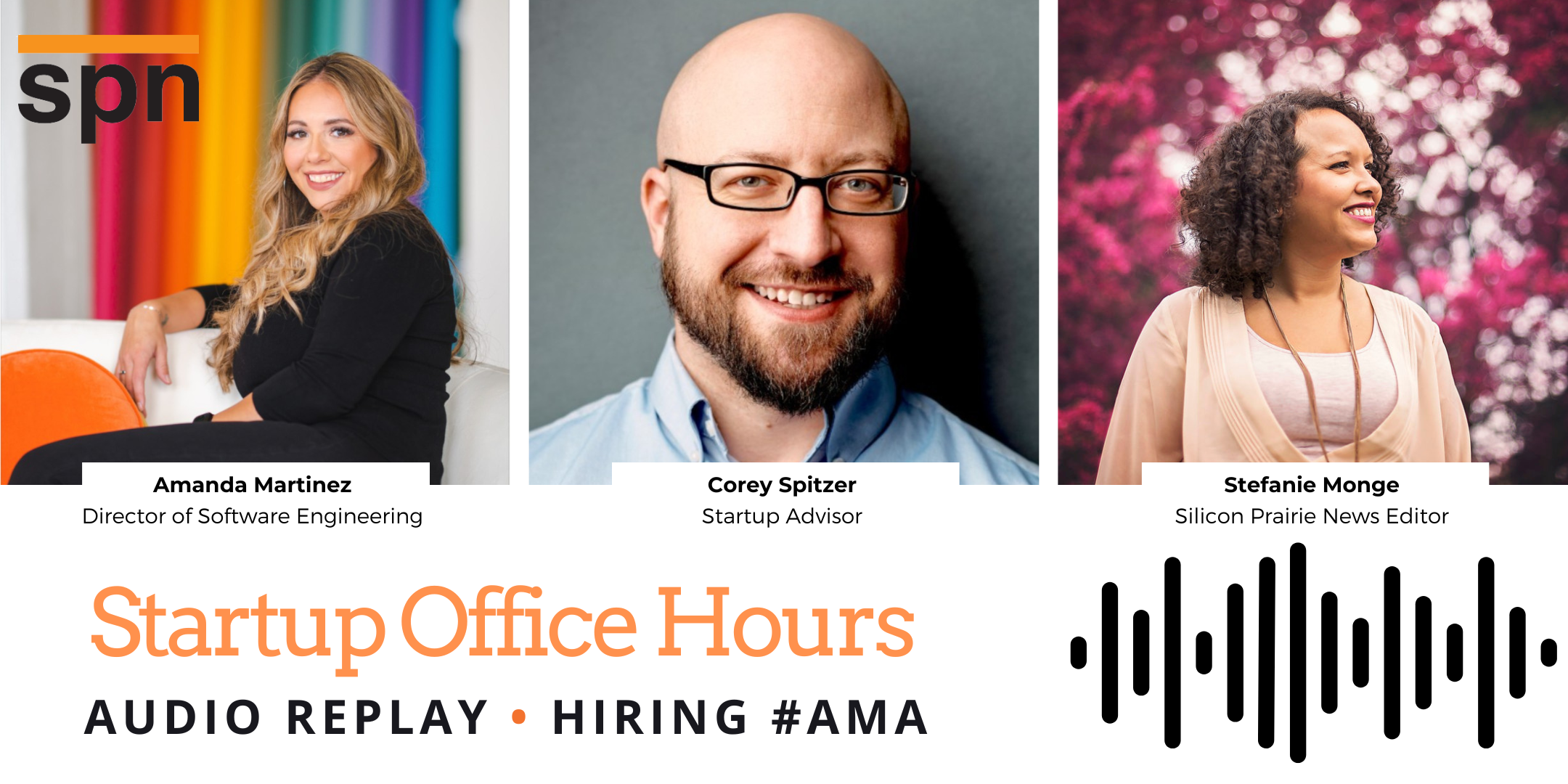 Startup Office Hours on Hiring - Audio Replay - Silicon Prairie News